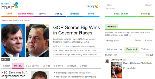 Msn New Look | Updated MSN Web Design | New Msn Look
