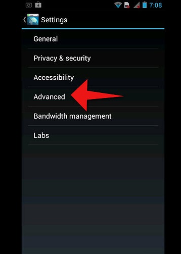 How to Enable JavaScript on an Android phone